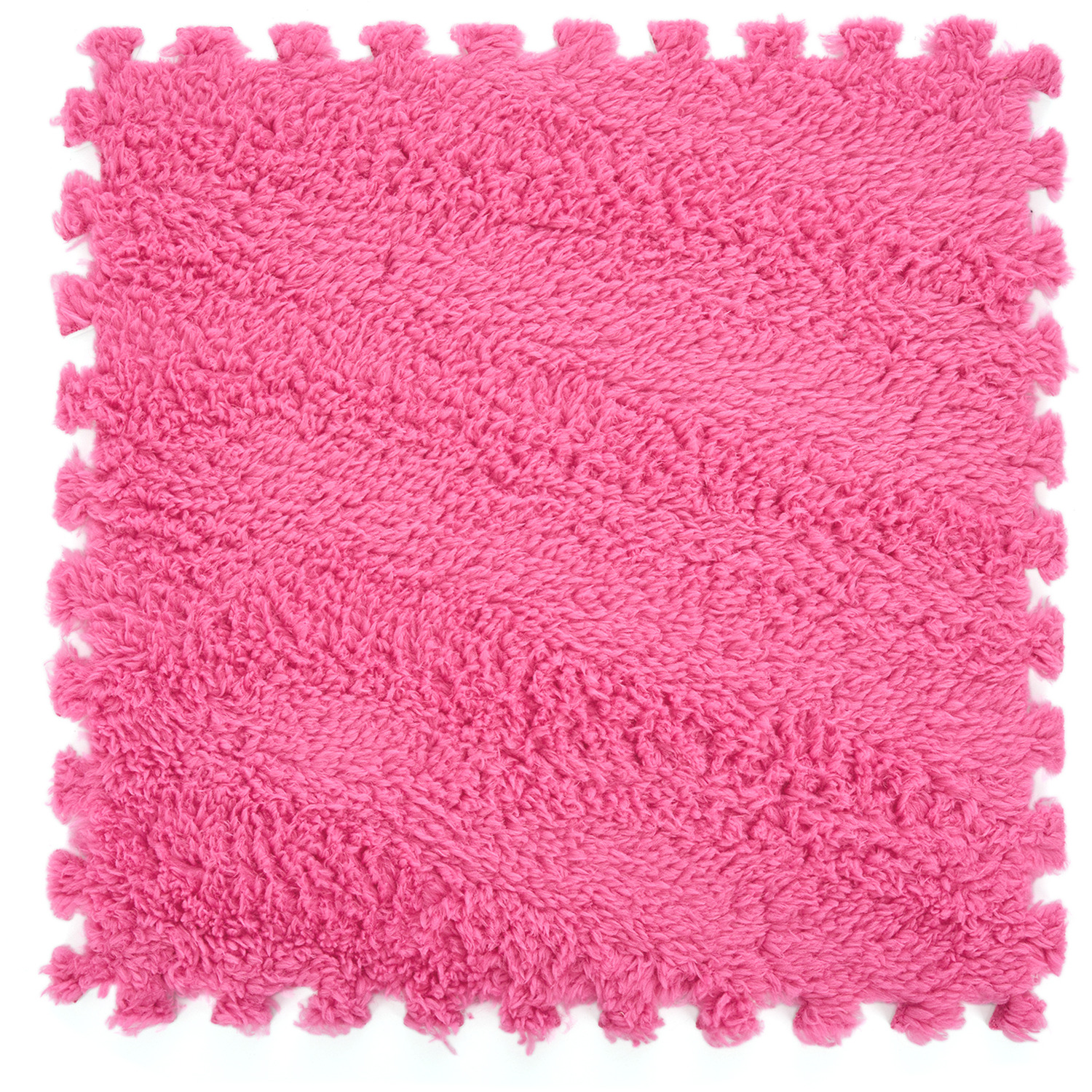Set of 12 Plush Interlocking Foam Play Mats