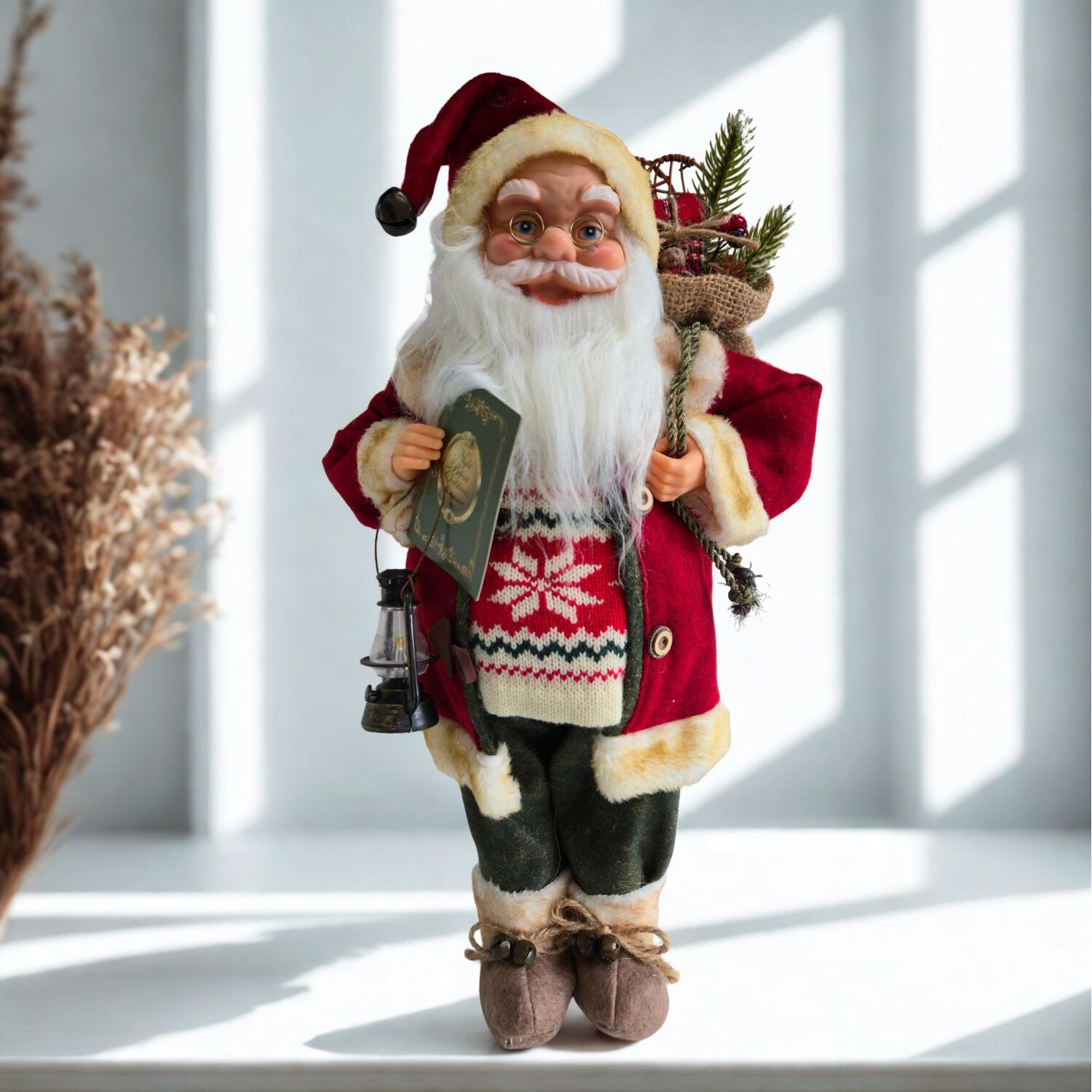 Realistic Santa Claus Figurine Ornament