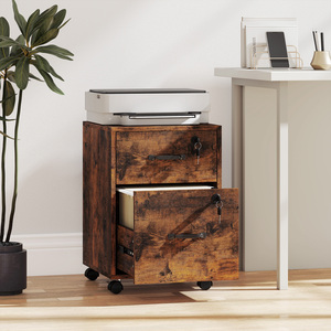 HOMCOM Rolling File Cabinet with Drawer