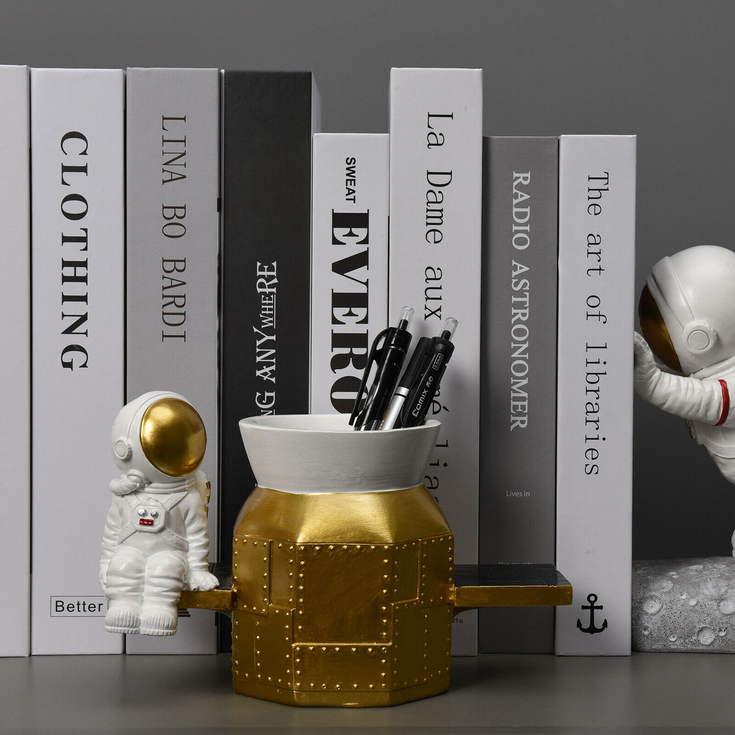 Astronaut Office Stationery Pencil Pen Holder