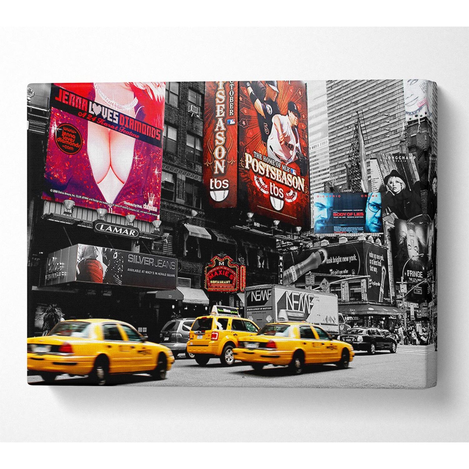 New York City Broadway Billboards Canvas Print Wall Art