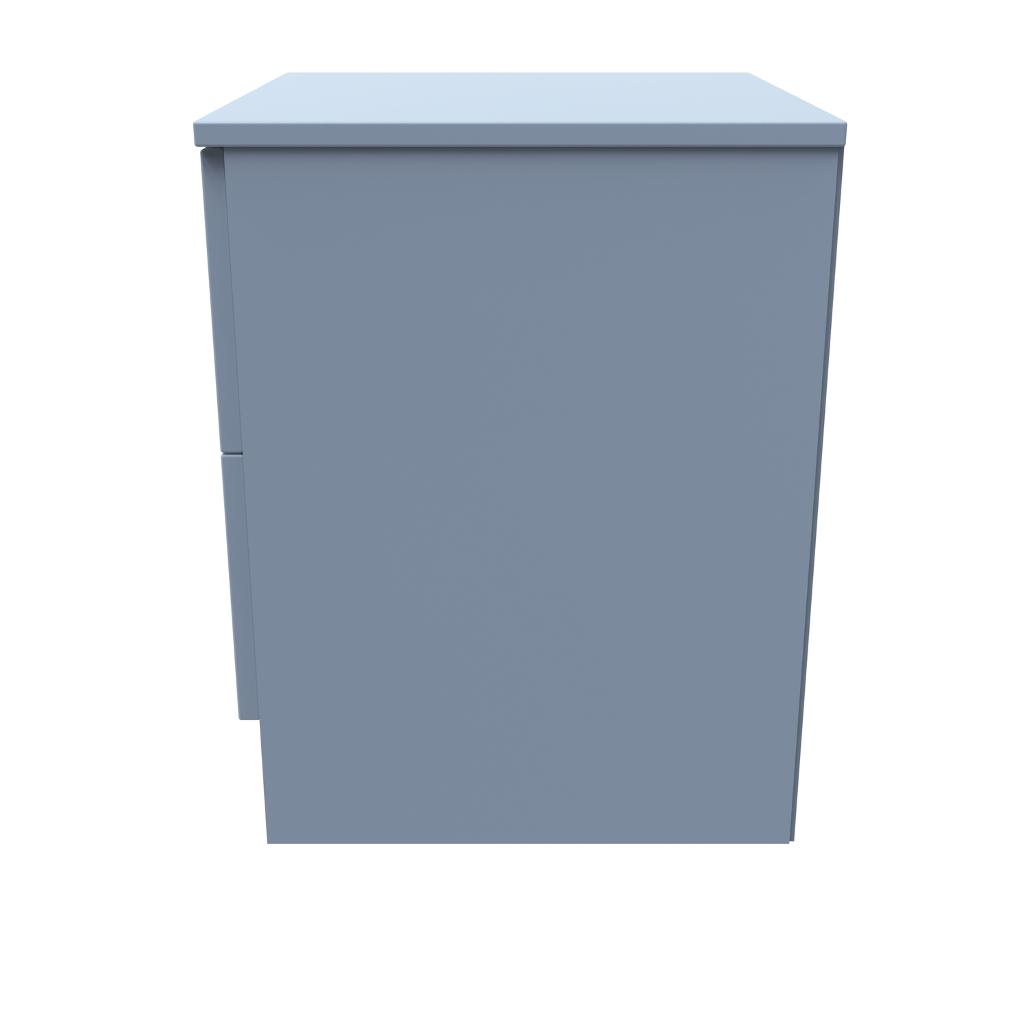 Contrast Ready Assembled 2 Drawer Bedside