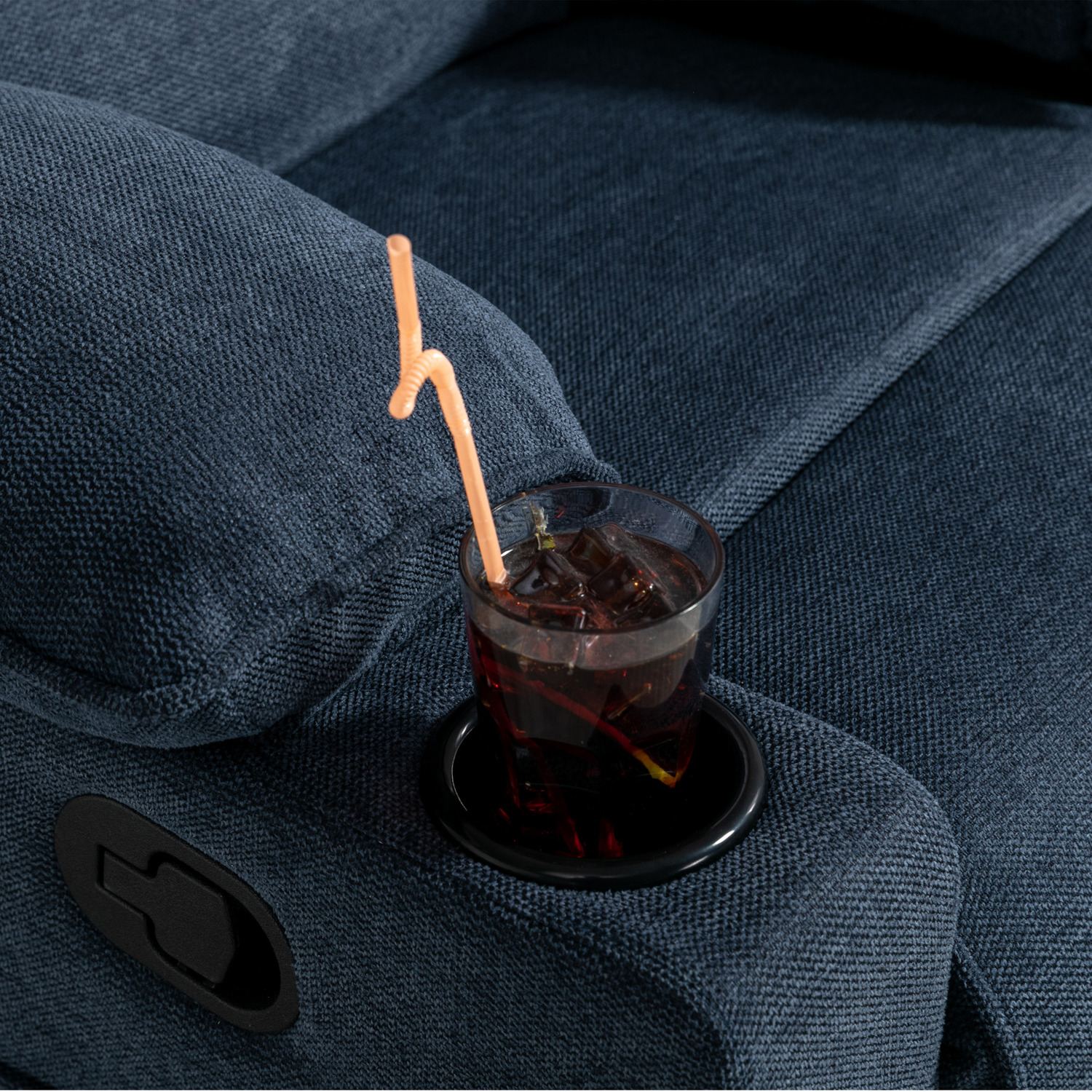 Sydney 1, 2 and 3 Seater Fabric Latch Recliner Sofa Set