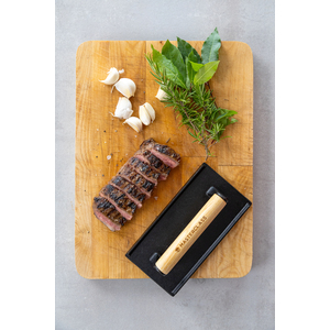 MasterClass Cast Iron Grill Press with Wooden Handle