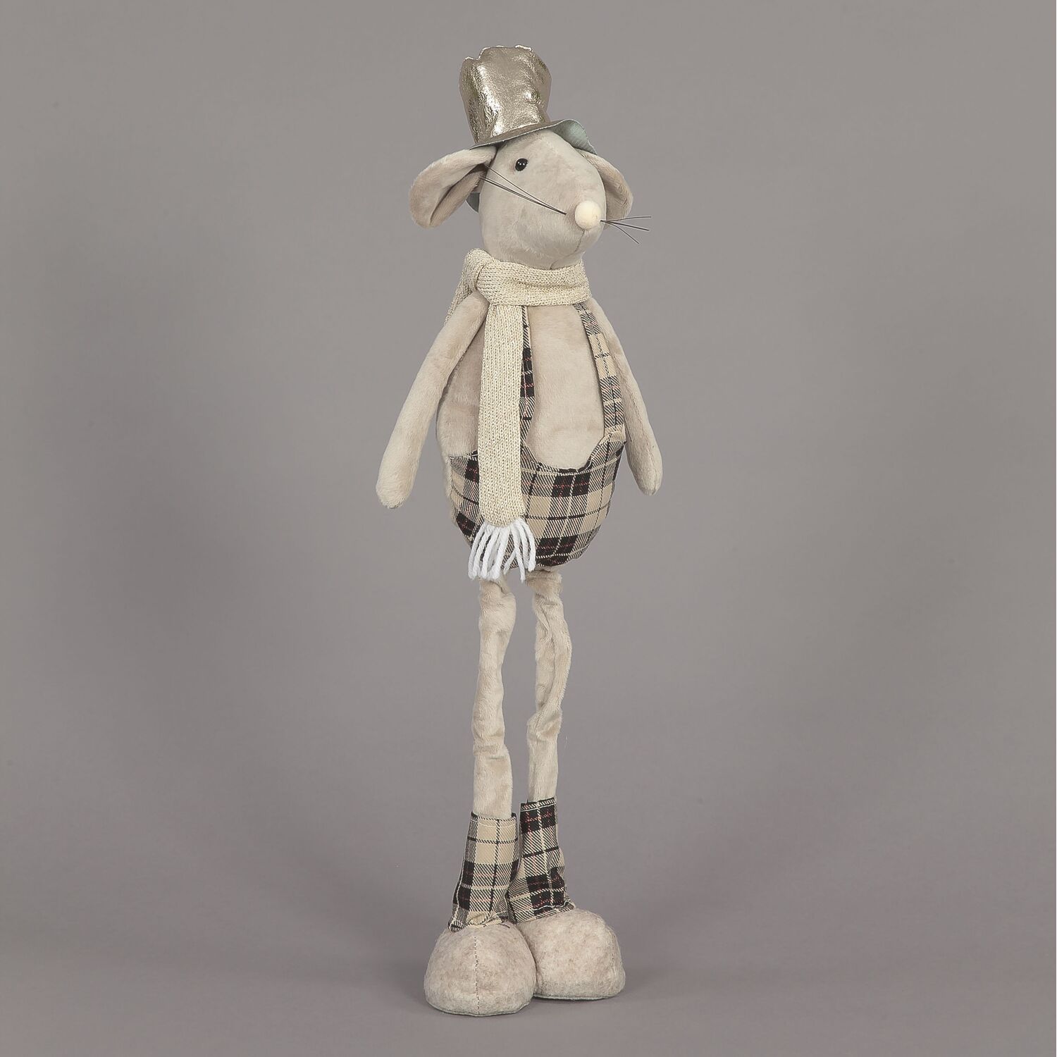 Tall Plush Mouse with Legs