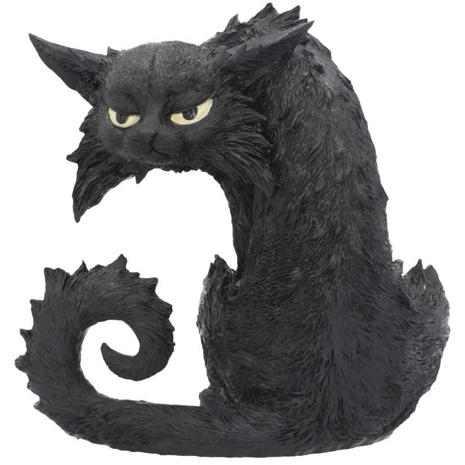 Large Black Cat Witches Familiar Figure Salem