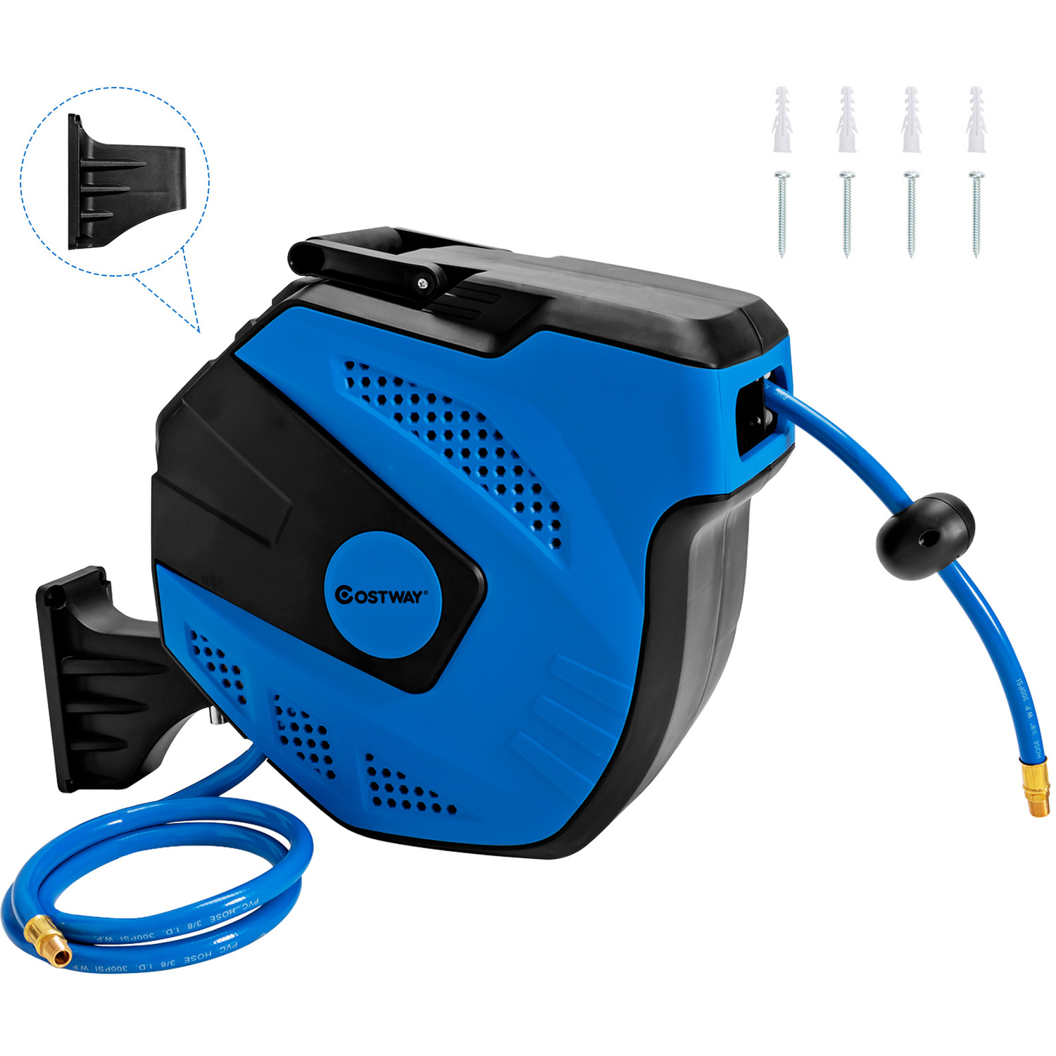15M Wall-Mounted Auto Retractable Air Hose