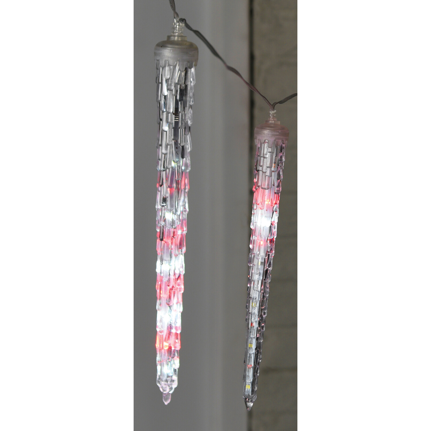 Red and White LED Rainfall Light
