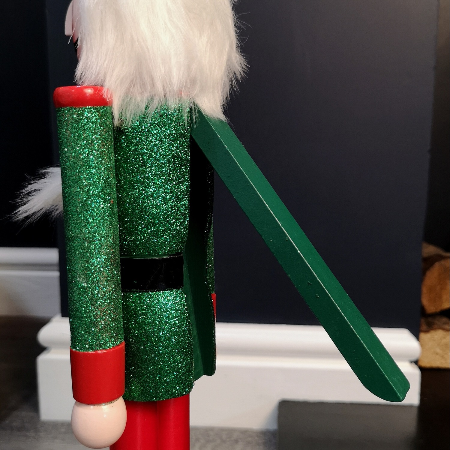 Indoor Traditional Wooden Christmas Nutcracker Decoration