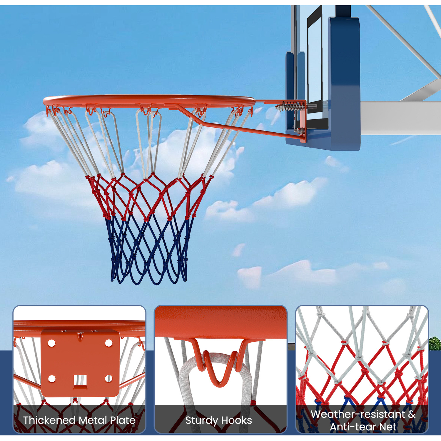 18" Basketball Rim Goal Replacement