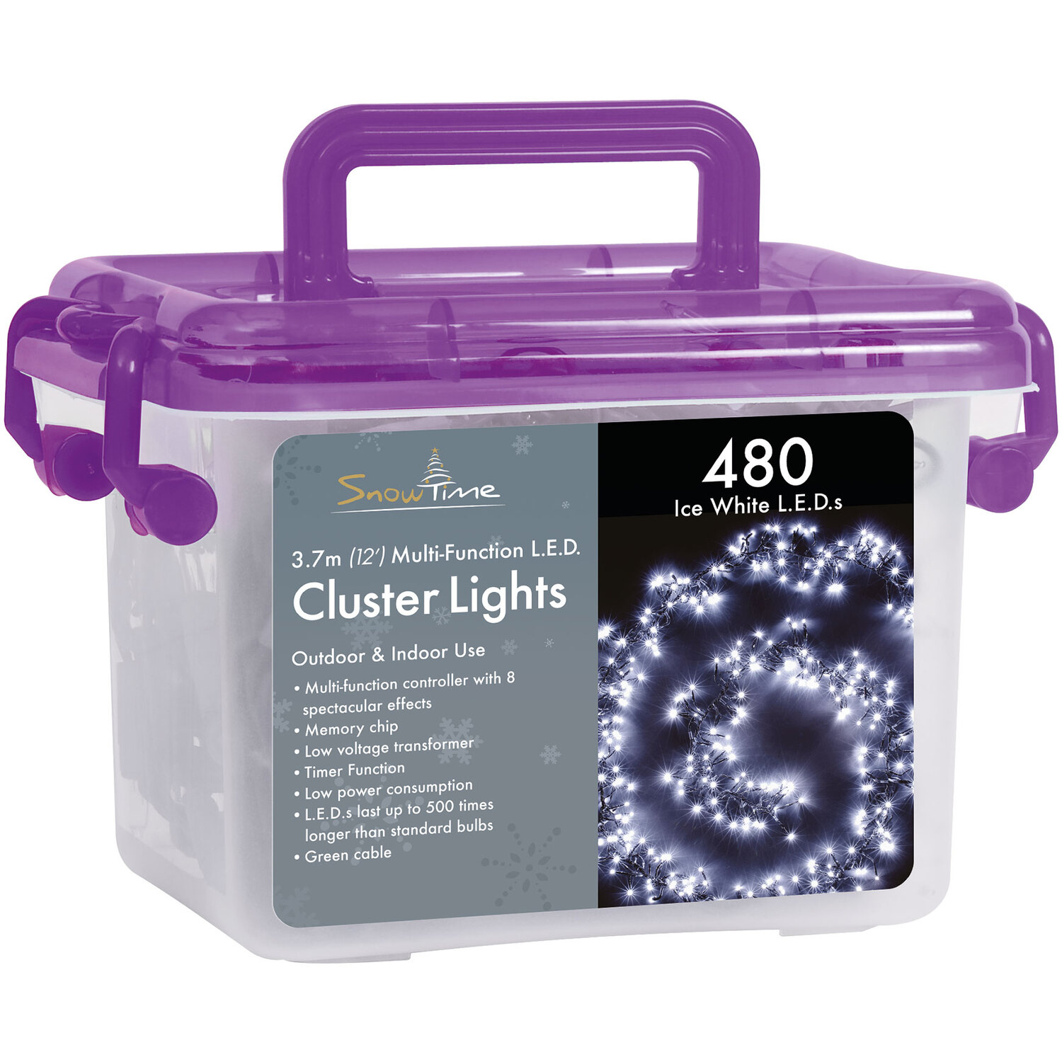 Snowtime 480 LED Cluster Lights
