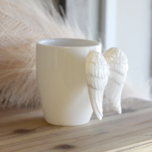 Ceramic Angel Wings Mug