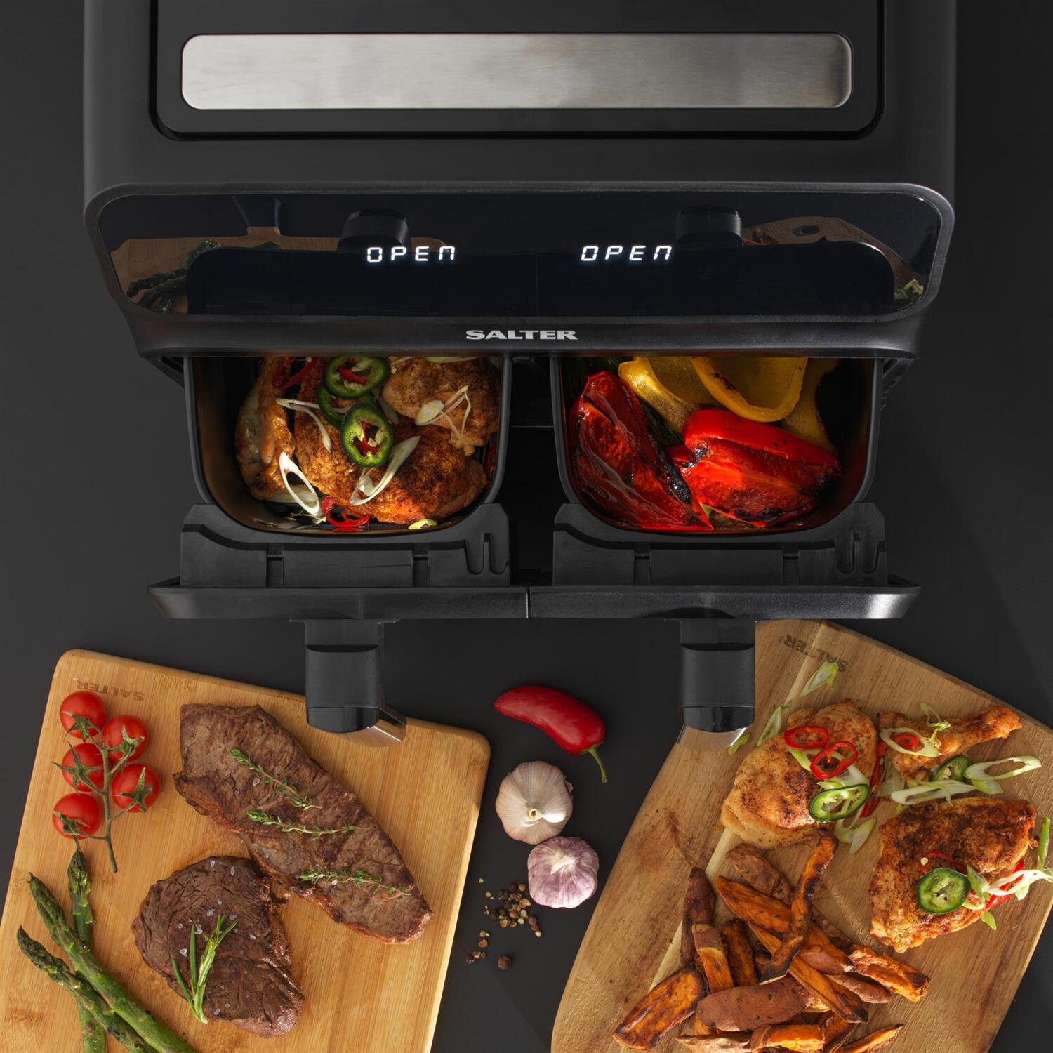 7.6L Double Draw Non-Stick Air Fryer