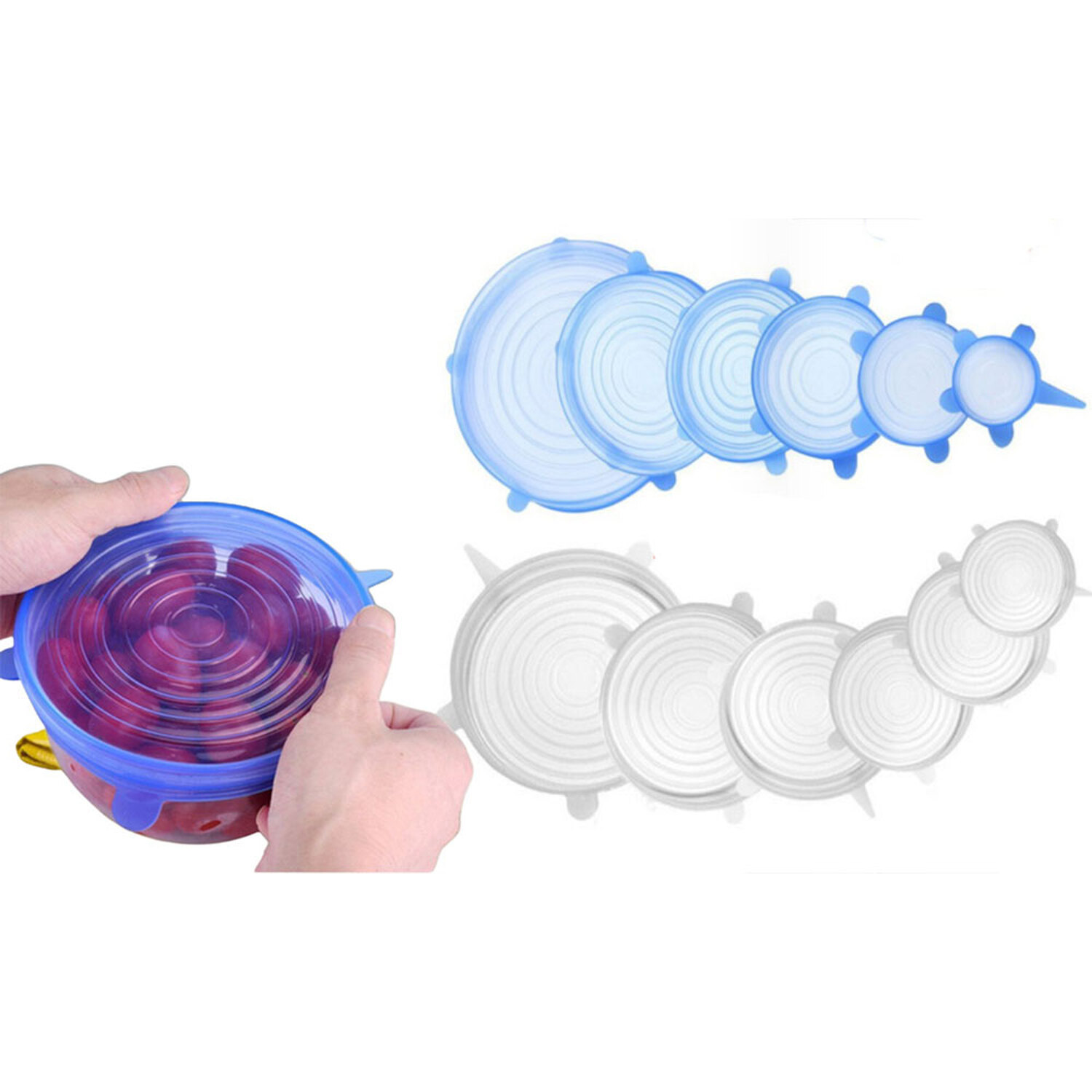 6pcs Silicone Preservation Cover