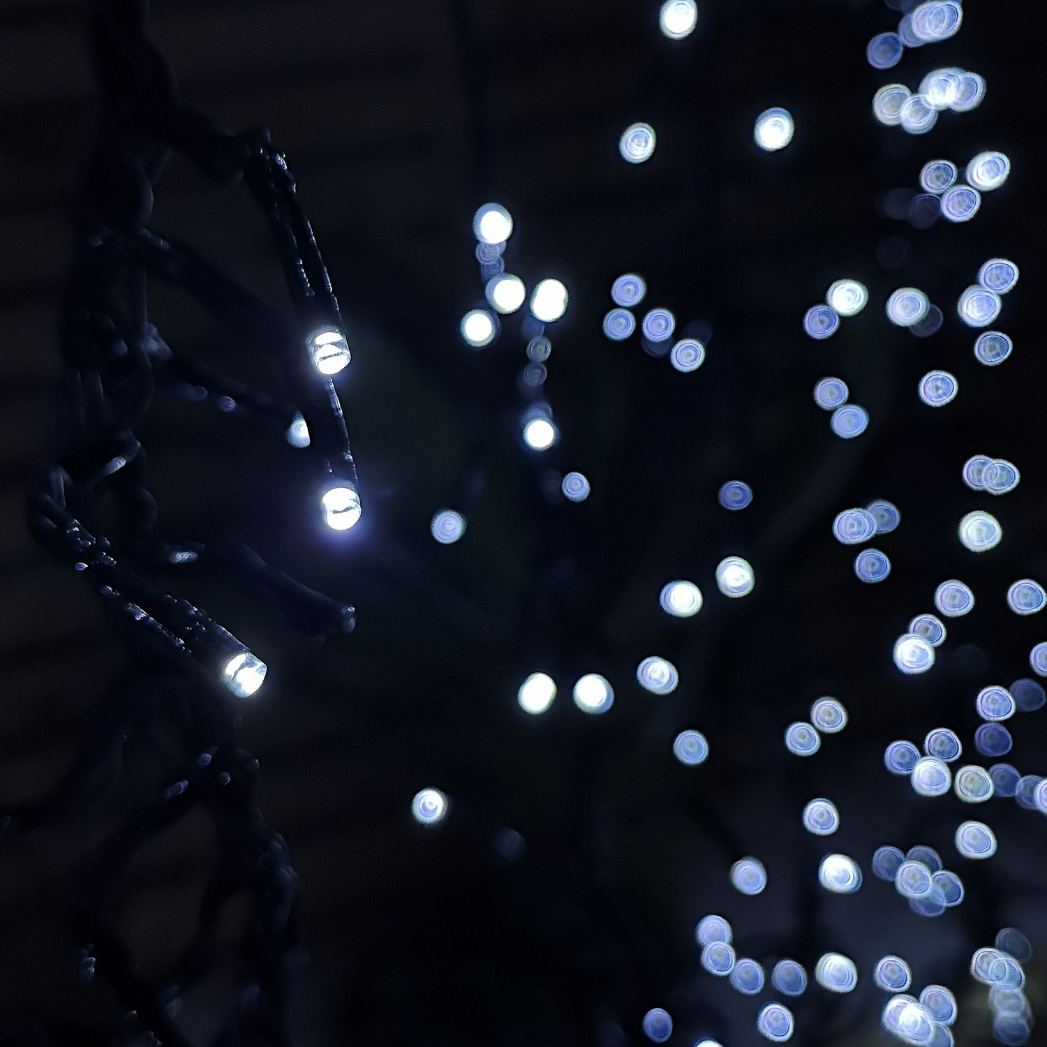 Set of Drop Tree Multi Action Christmas Cluster Brights with LEDs