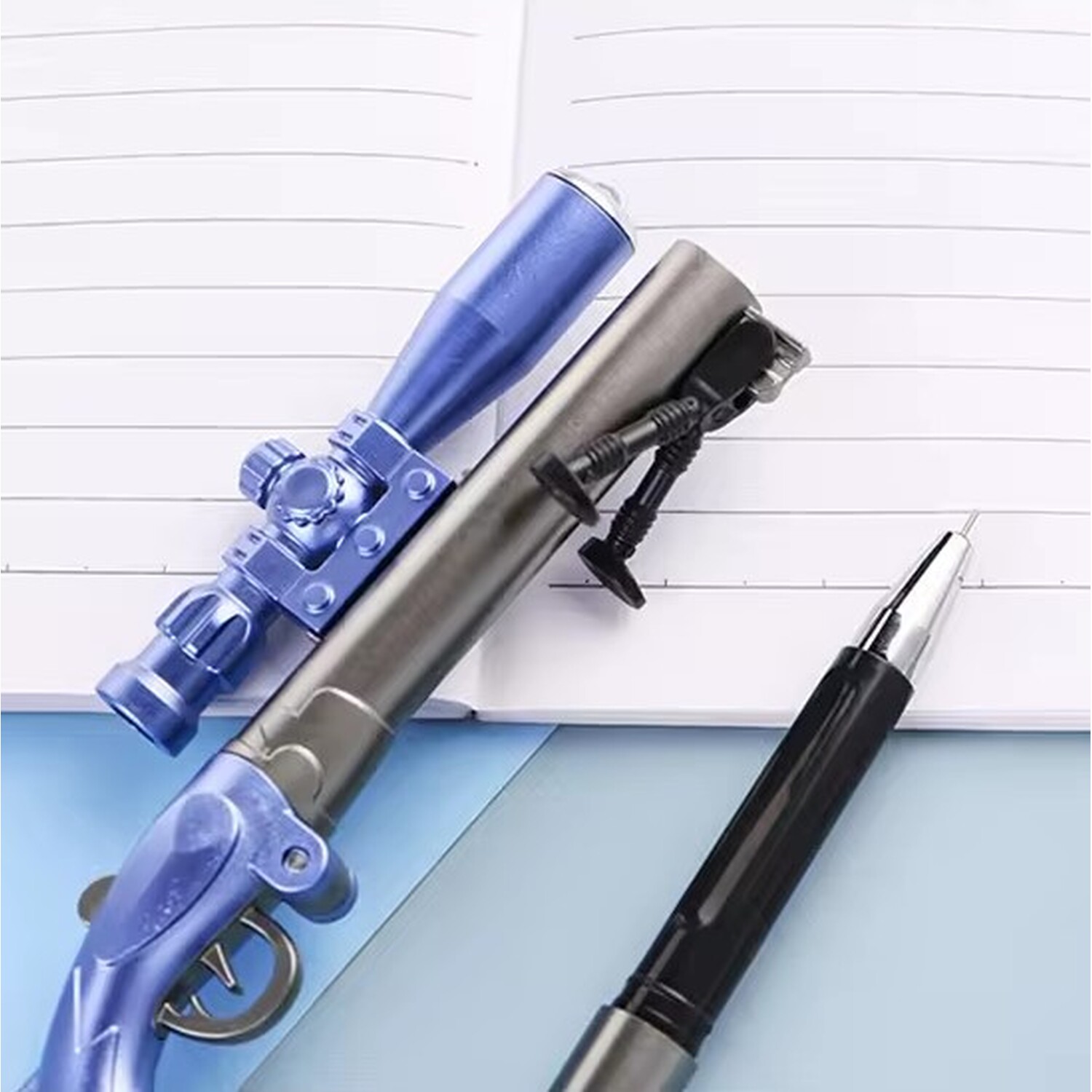 Sniper Shaped Pen With LED Light