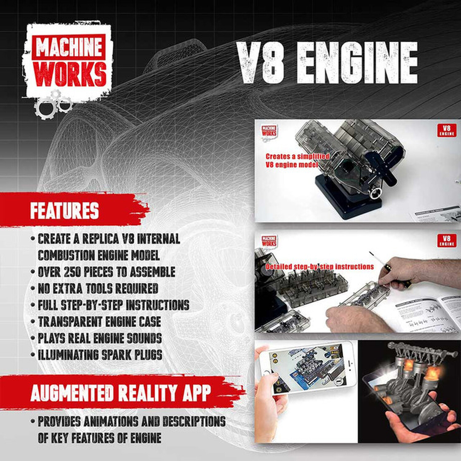 Machine Works Build Your Own V8 Engine