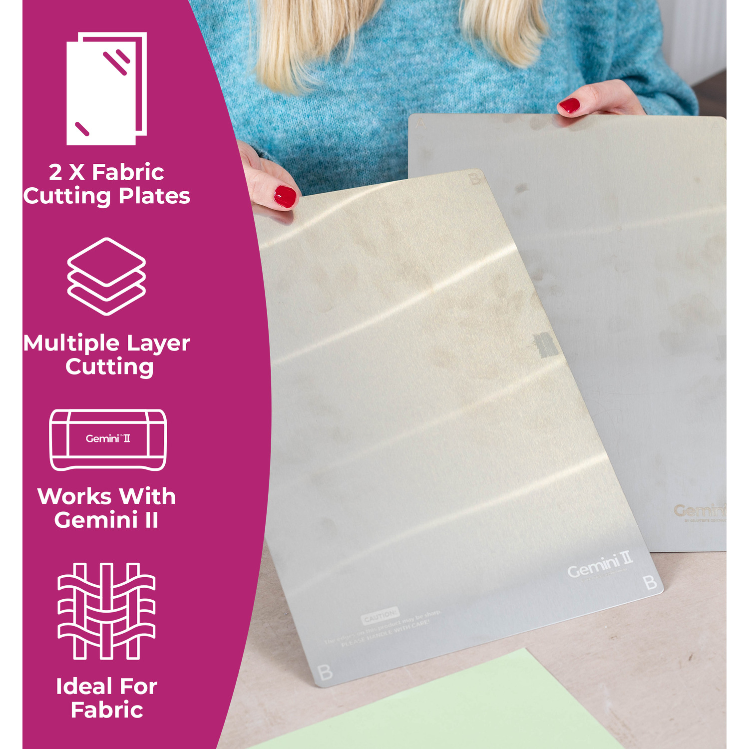 Gemini II Fabric Cutting Plates