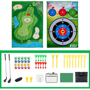 Golf Simulator Set with Sticky Balls and Accessories