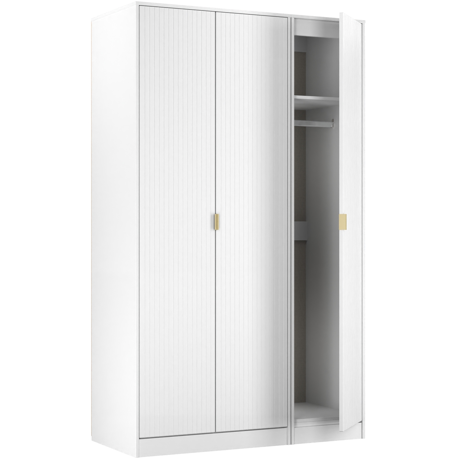 Linear Ready Assembled 3 Door Wardrobe