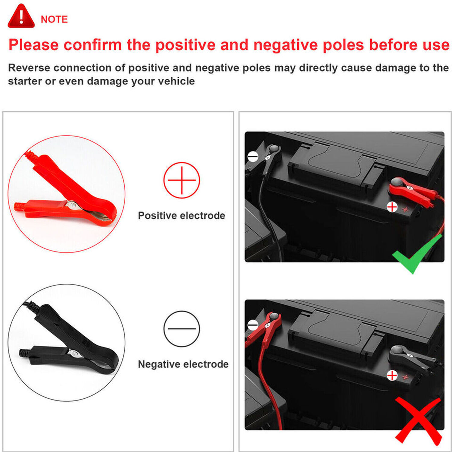 Smart 8A Fast Car Battery Charger and Pulse Repair