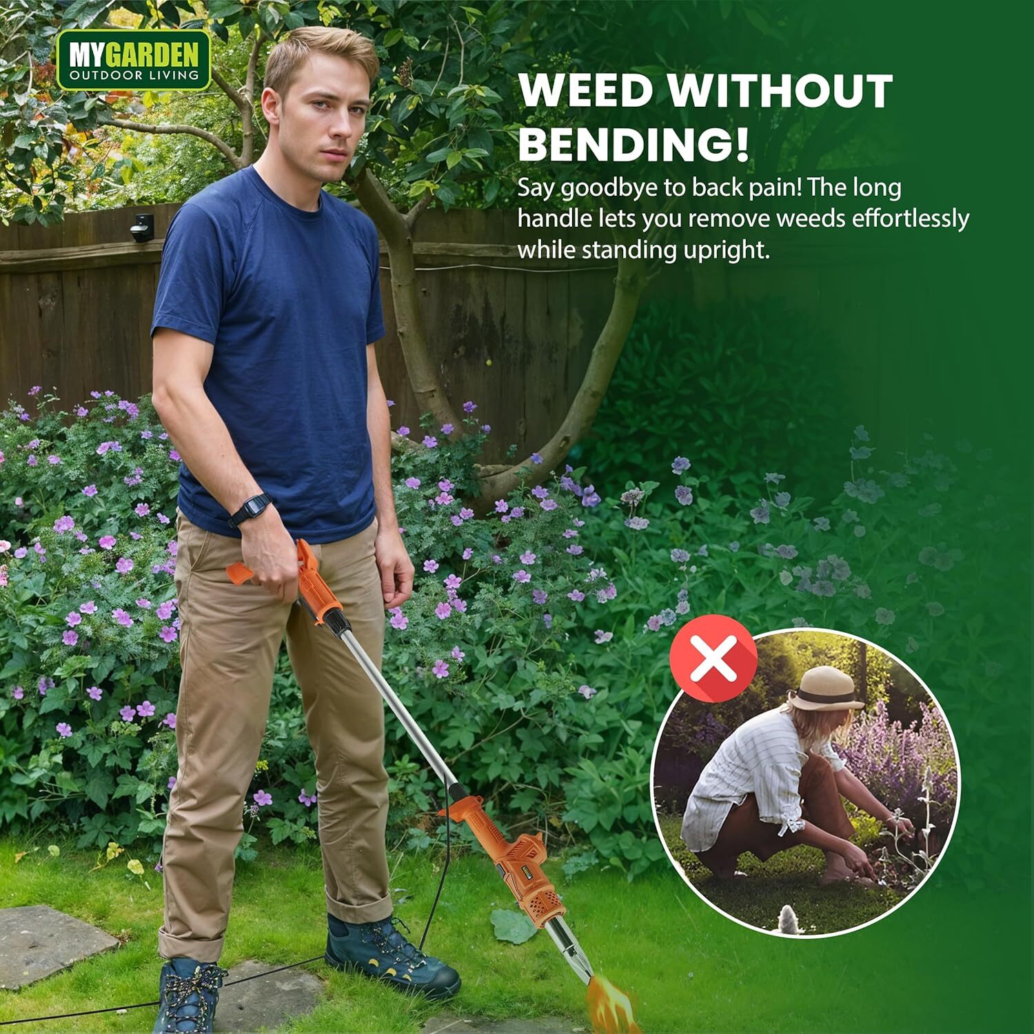 Electric Weed Burner with Attachments