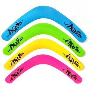 Set of 4 Large Neon Colour Boomerang Toys