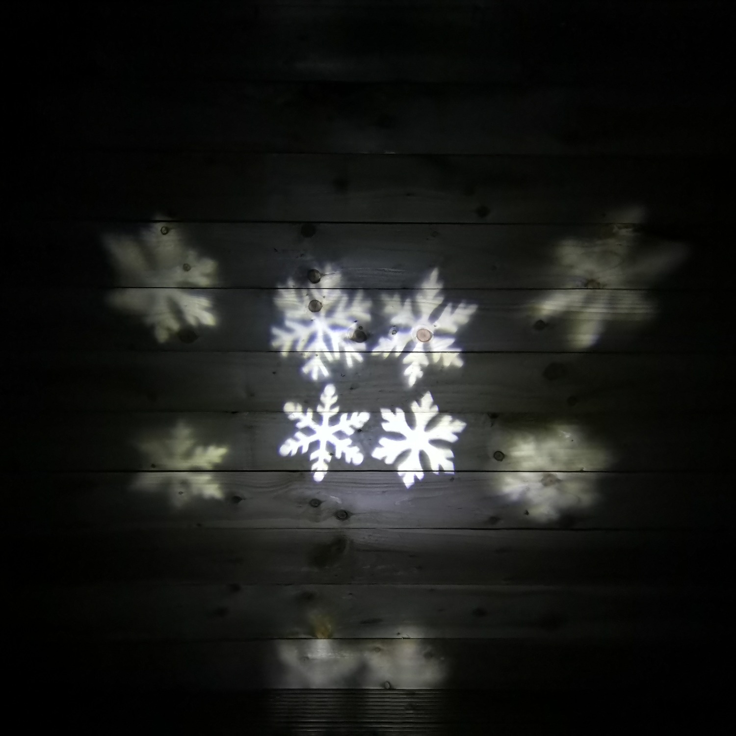LED Waterproof Outdoor Christmas Moving Snowflake Projector