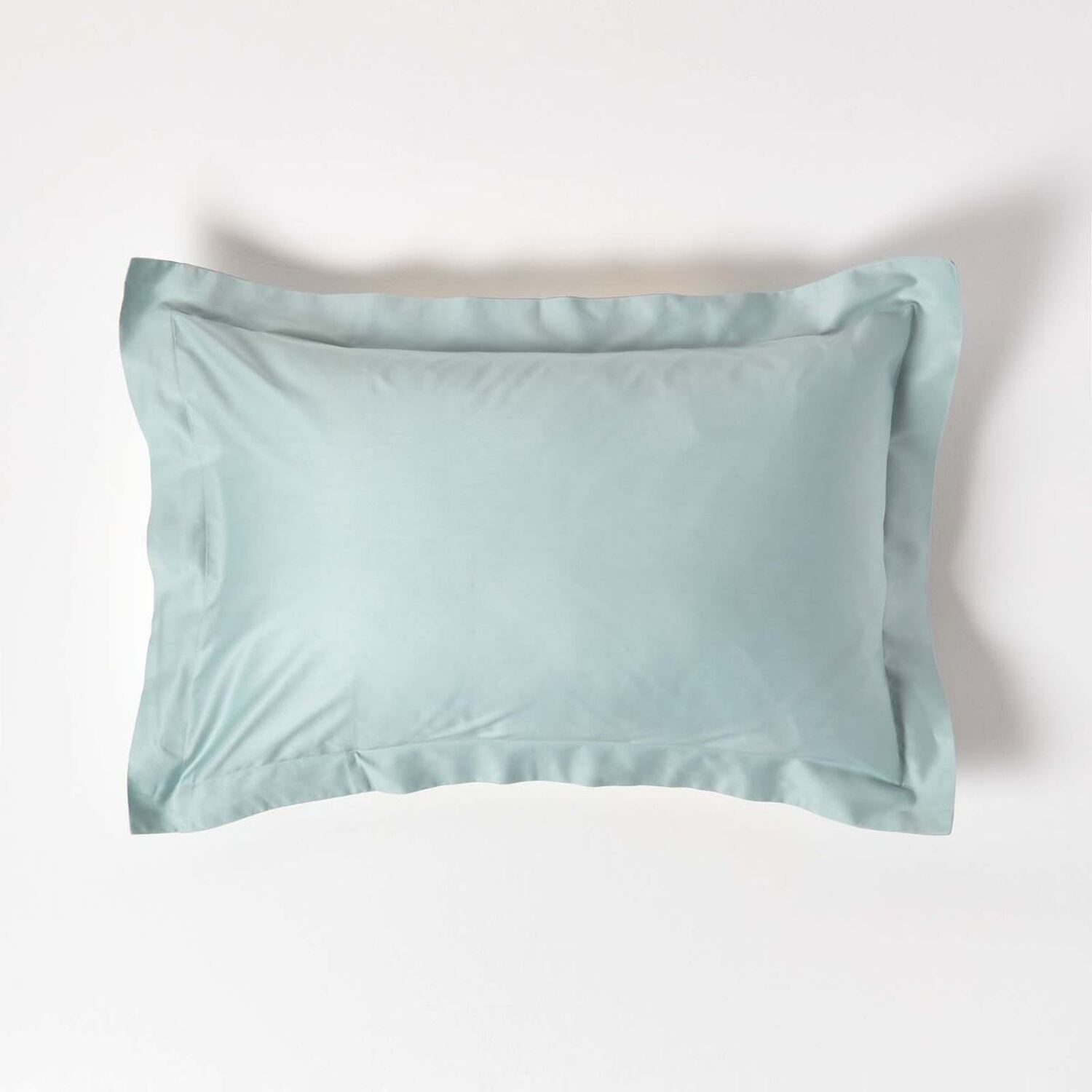 Homescapes Organic Egyptian Cotton Pillowcase, Oxford Style