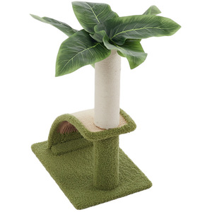 Green Tree Sisal Cat Sratching Post with Backscratcher
