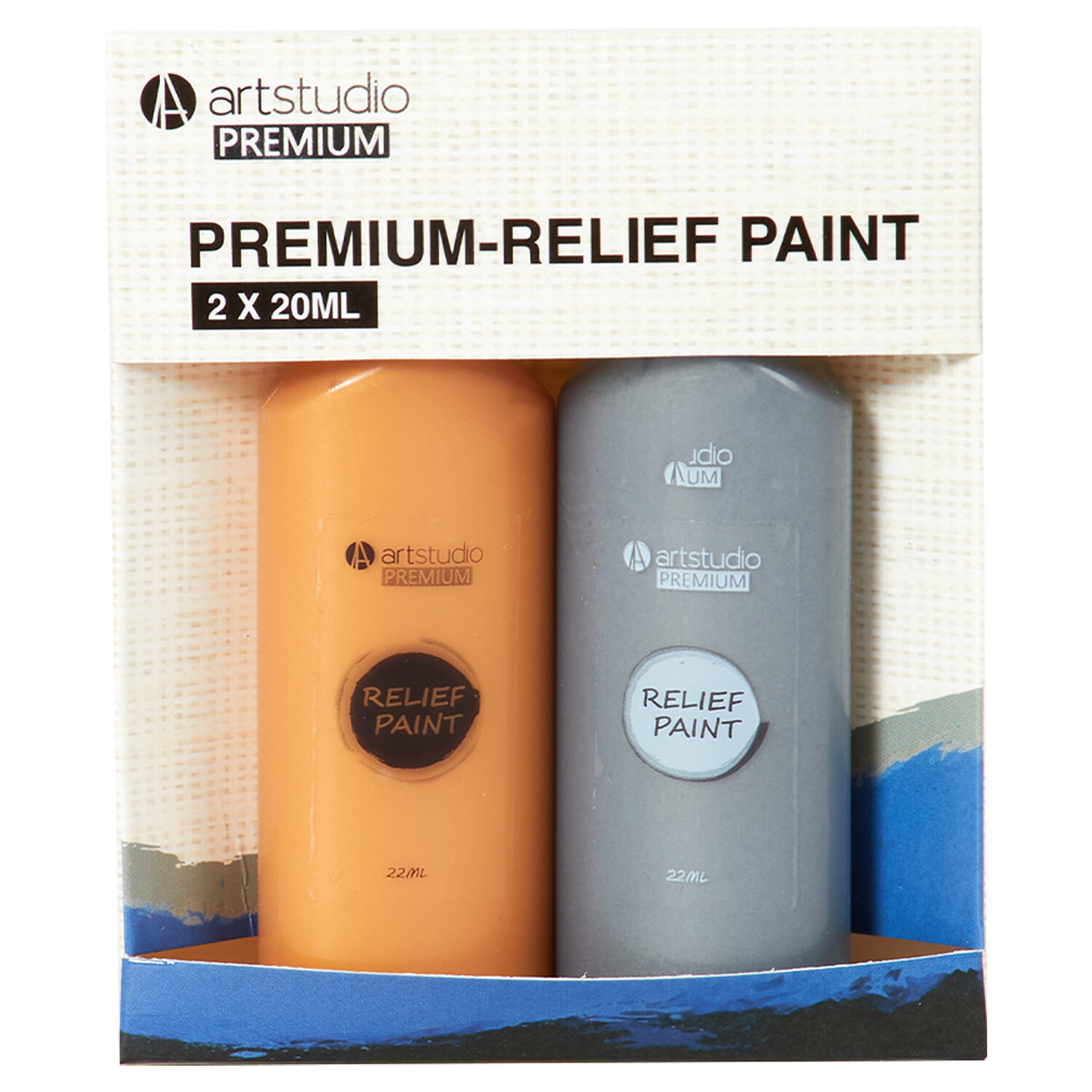Pack of 2 Premium Relief Paints