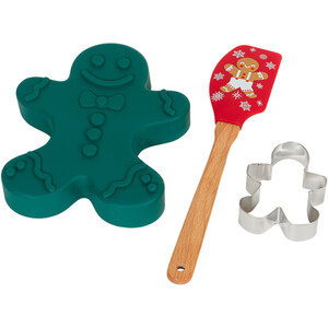 Set of 3 Gingerbread Baking Utensils