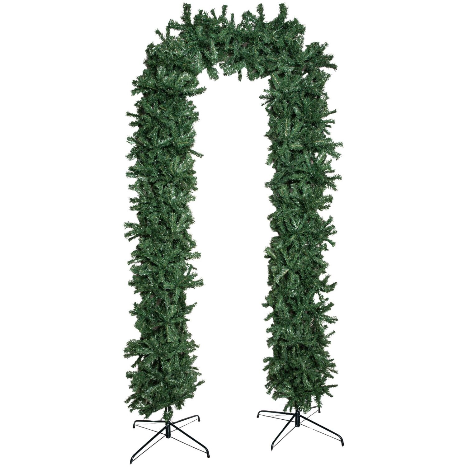 Slimline Single Door Artificial Christmas Tree Arch with 2000 Tips