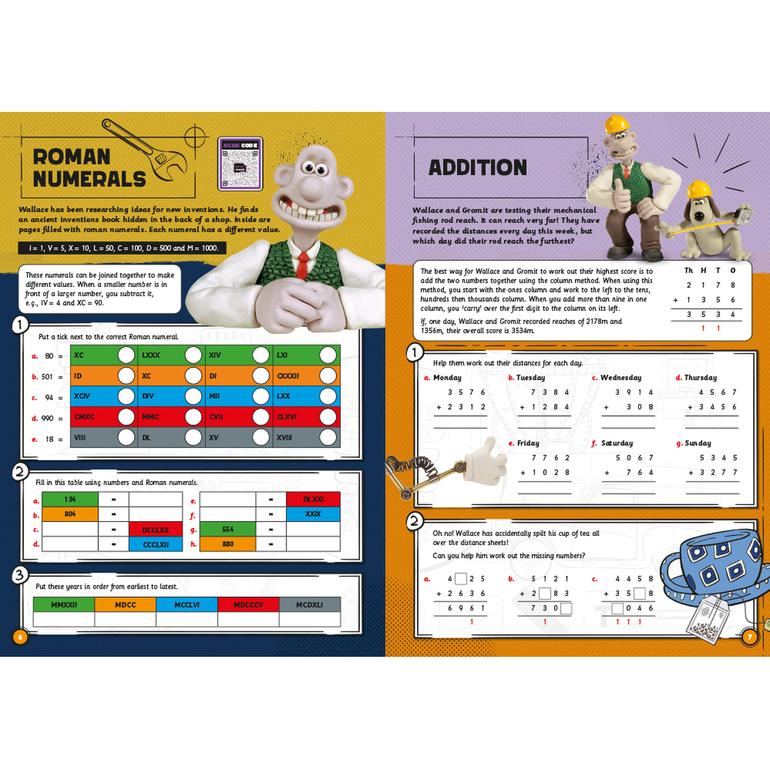Wallace and Gromit Fun Learning Maths Workbook
