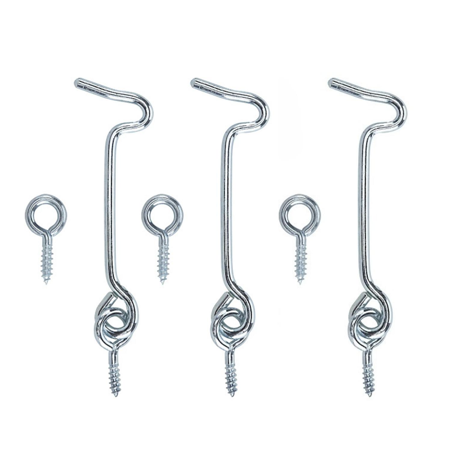 Galvanised Hook and Eye Set