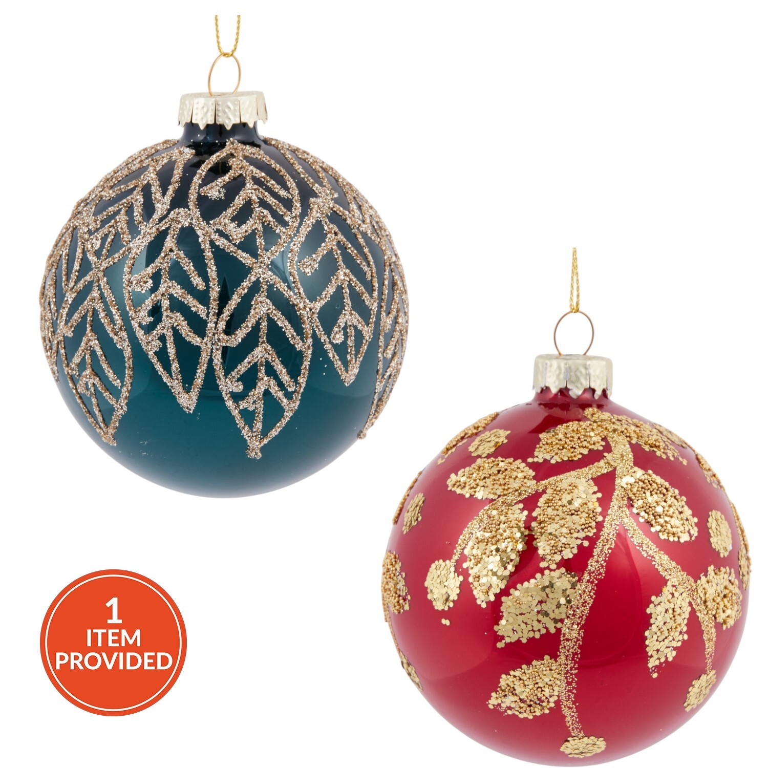 Glitter Detailed Bauble