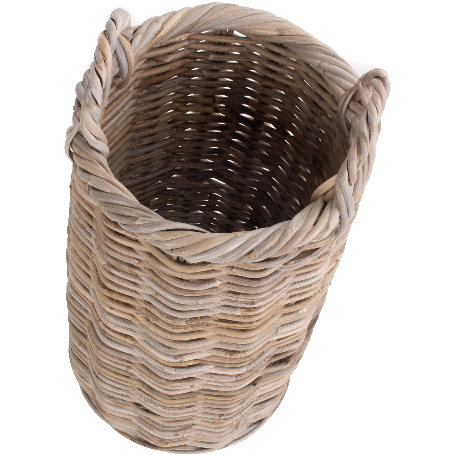 Round Rattan Umbrella Basket