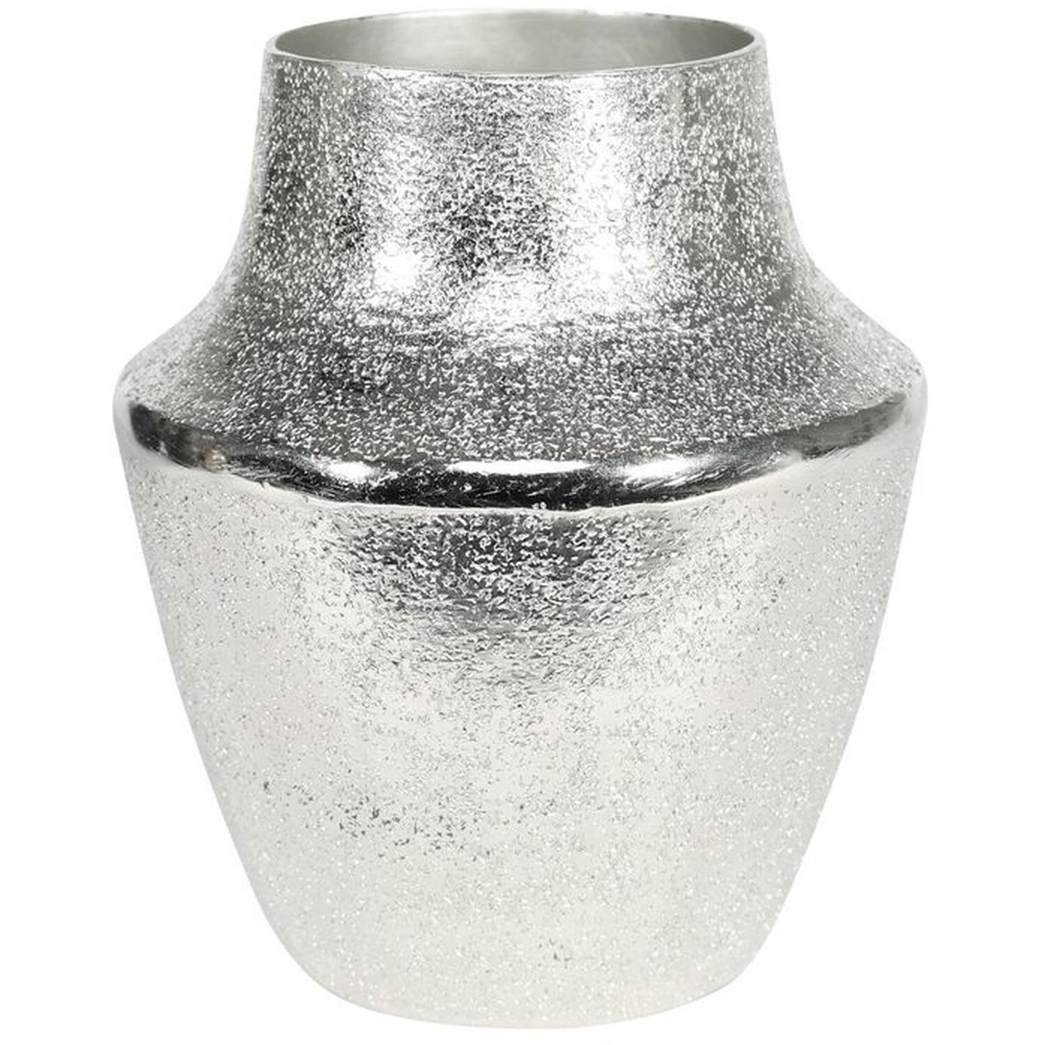Silver Metal Cafe Vase