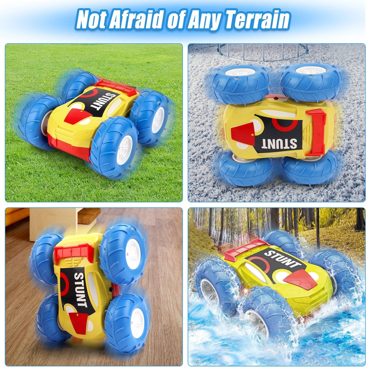 Remote Control Waterproof 360 Degree Flip Double Sided Car