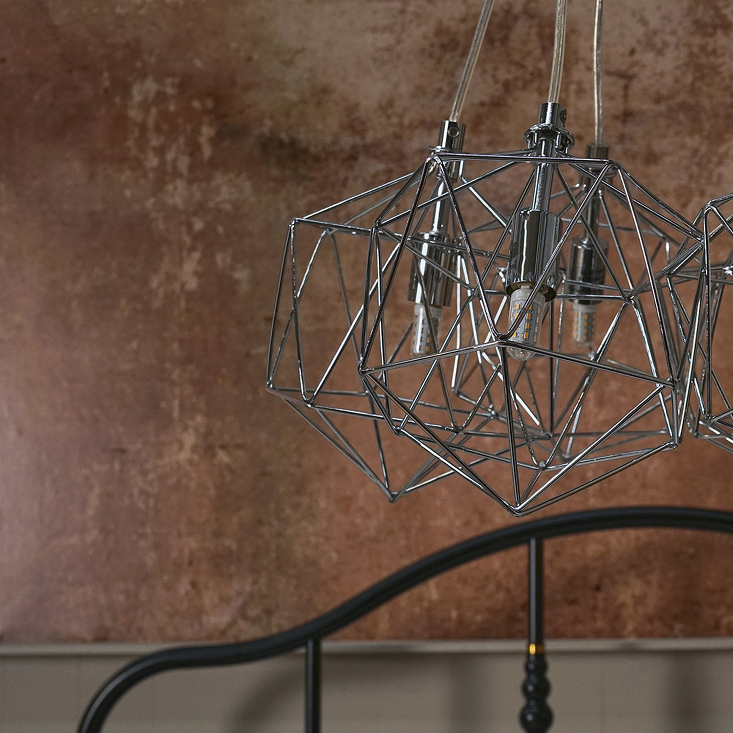 Jerome 5 Way Silver Ceiling Light Pendant