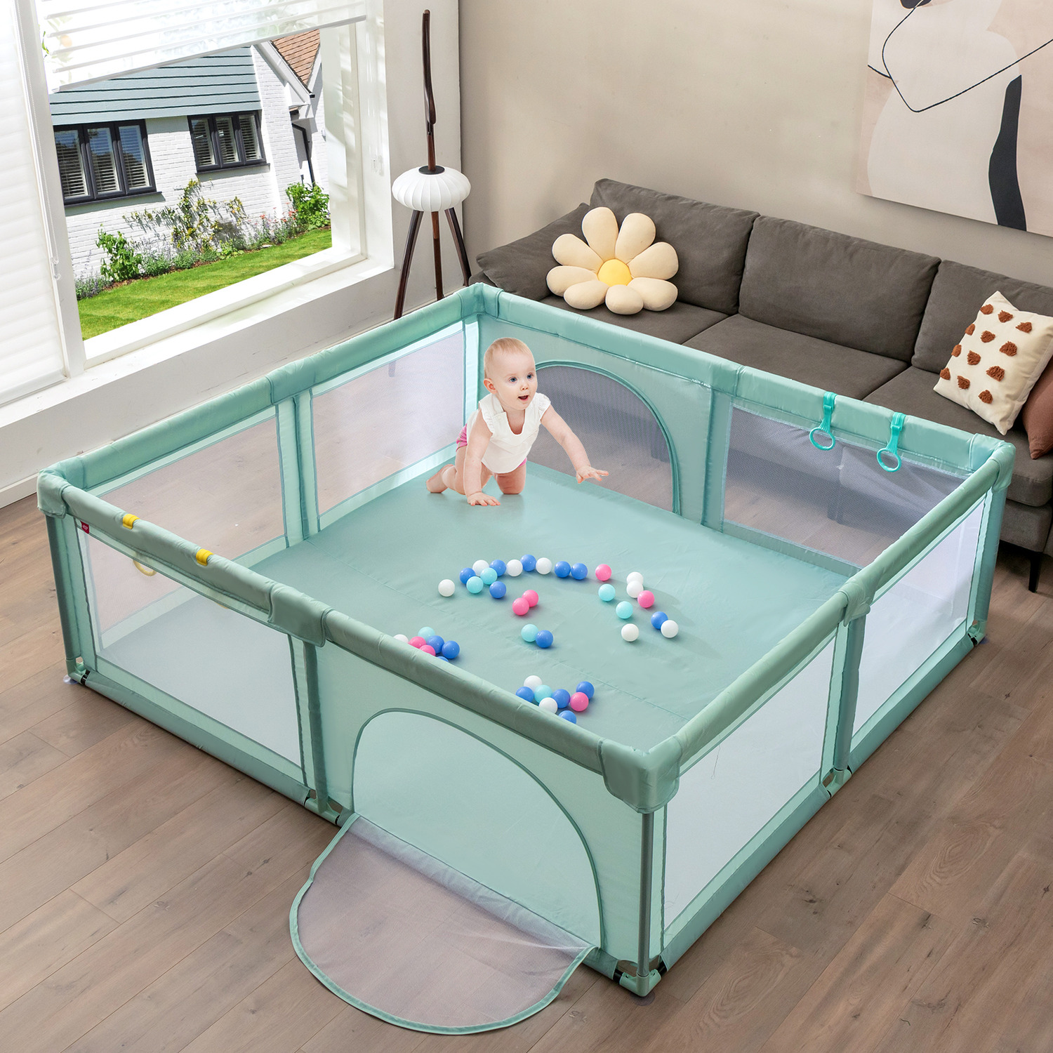 Baby Playpen Portable Large Safety Infant Activity Center