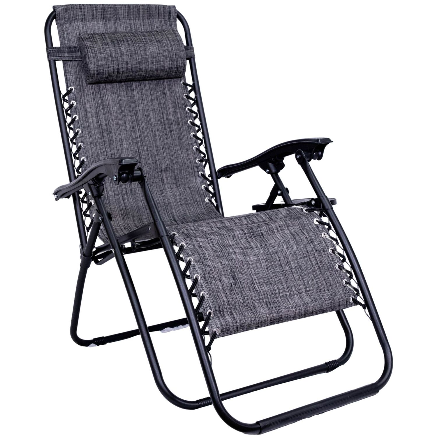 Multi Position Garden Zero Gravity Relaxer Chair Sun Lounger