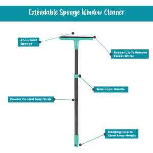 JVL Extendable Sponge Window Cleaner