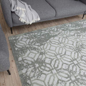 Carina Collection Geo Pattern Rug
