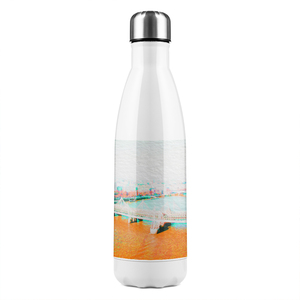 London Eye Veiw Orange Stainless Steel Bottle