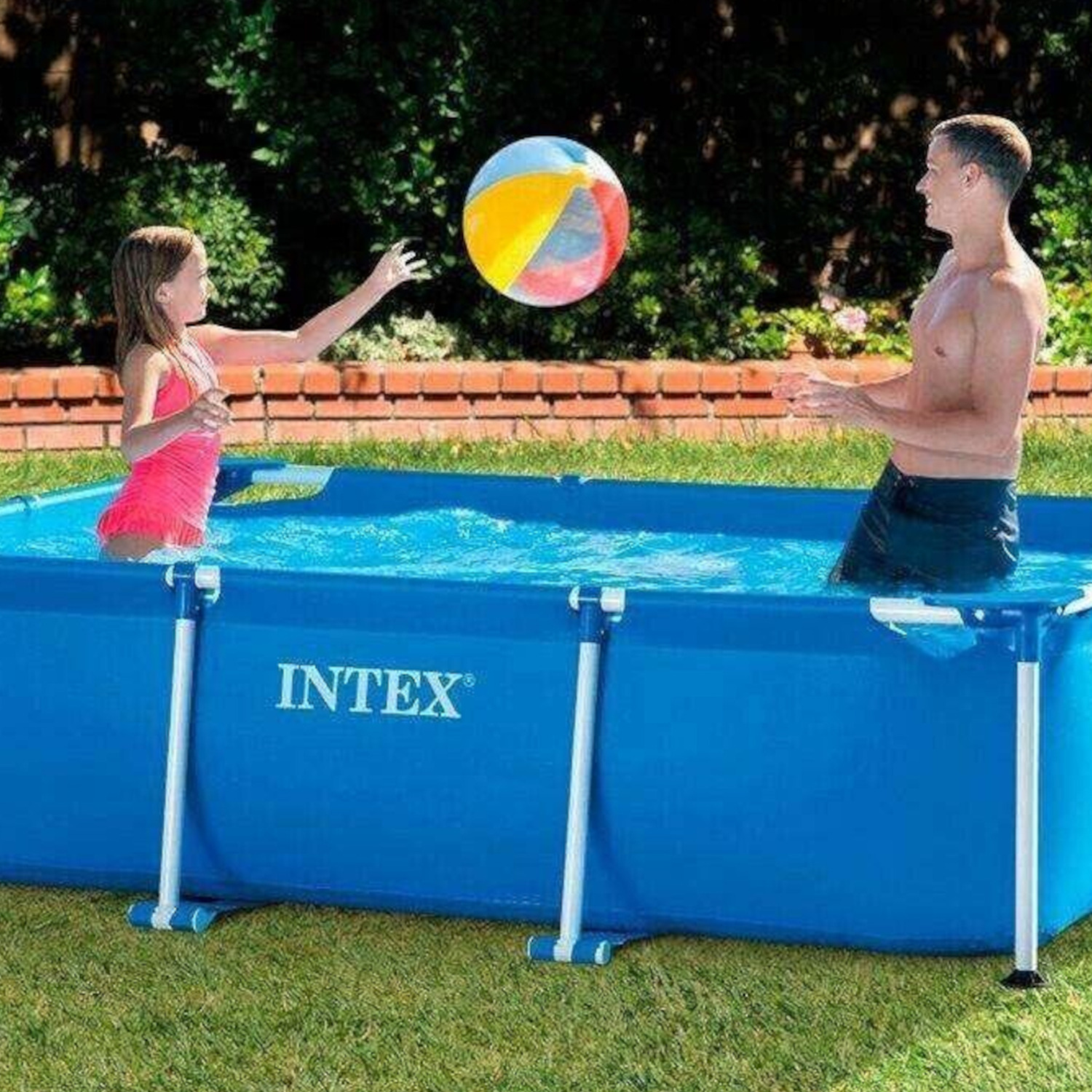 2.6m Metal Frame Rectangular Swimming Pool