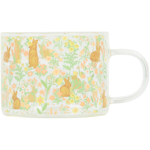 Easter Bunny Glass Mug