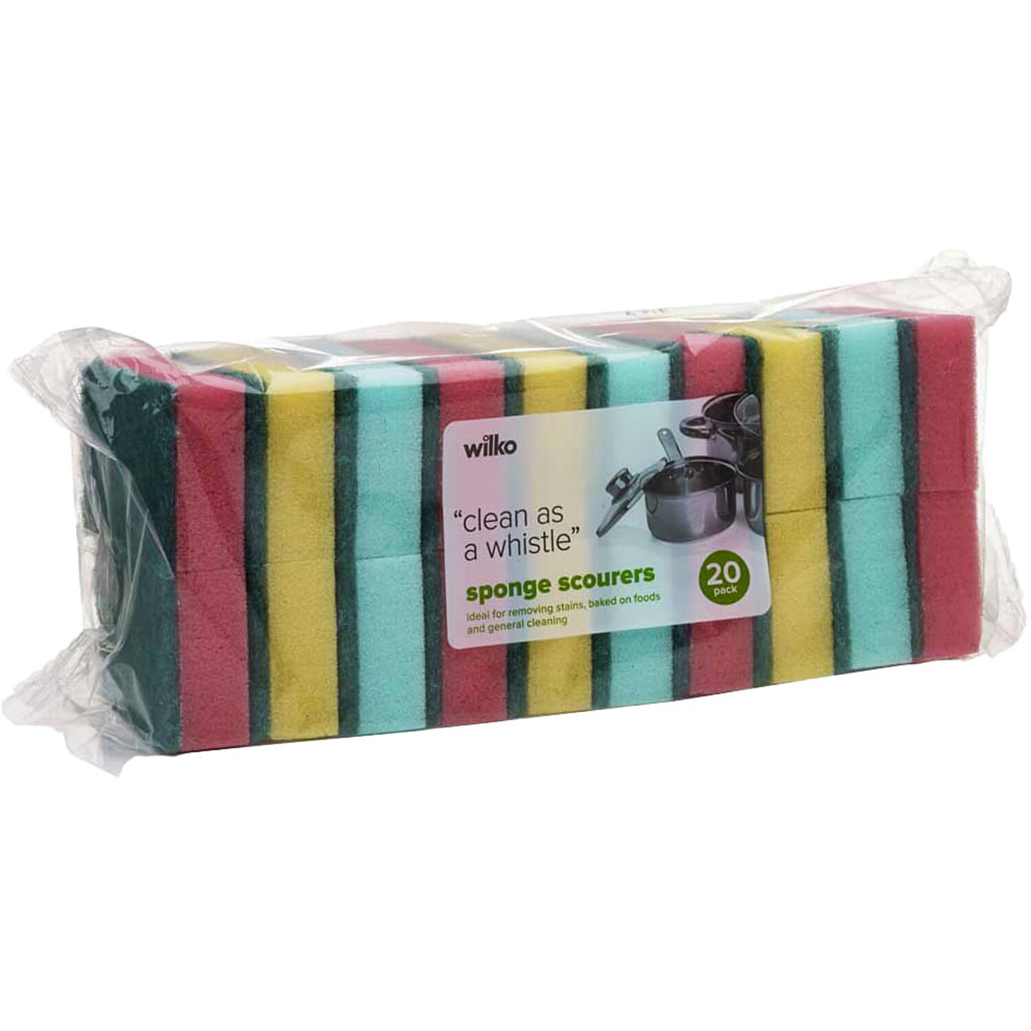 Pack of 20 Sponge Scourers