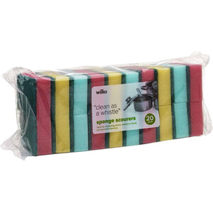 Pack of 20 Sponge Scourers