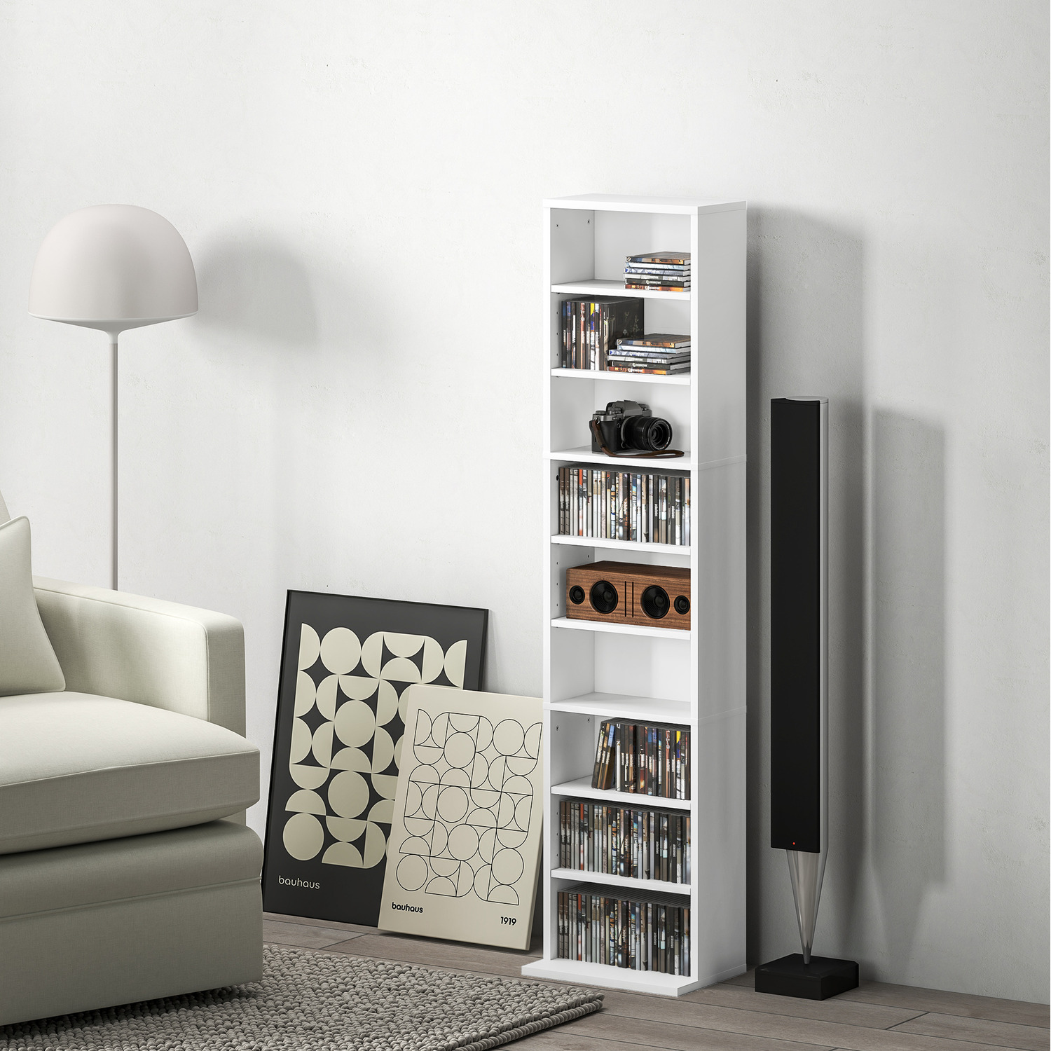 HOMCOM CD Storage Unit for Office